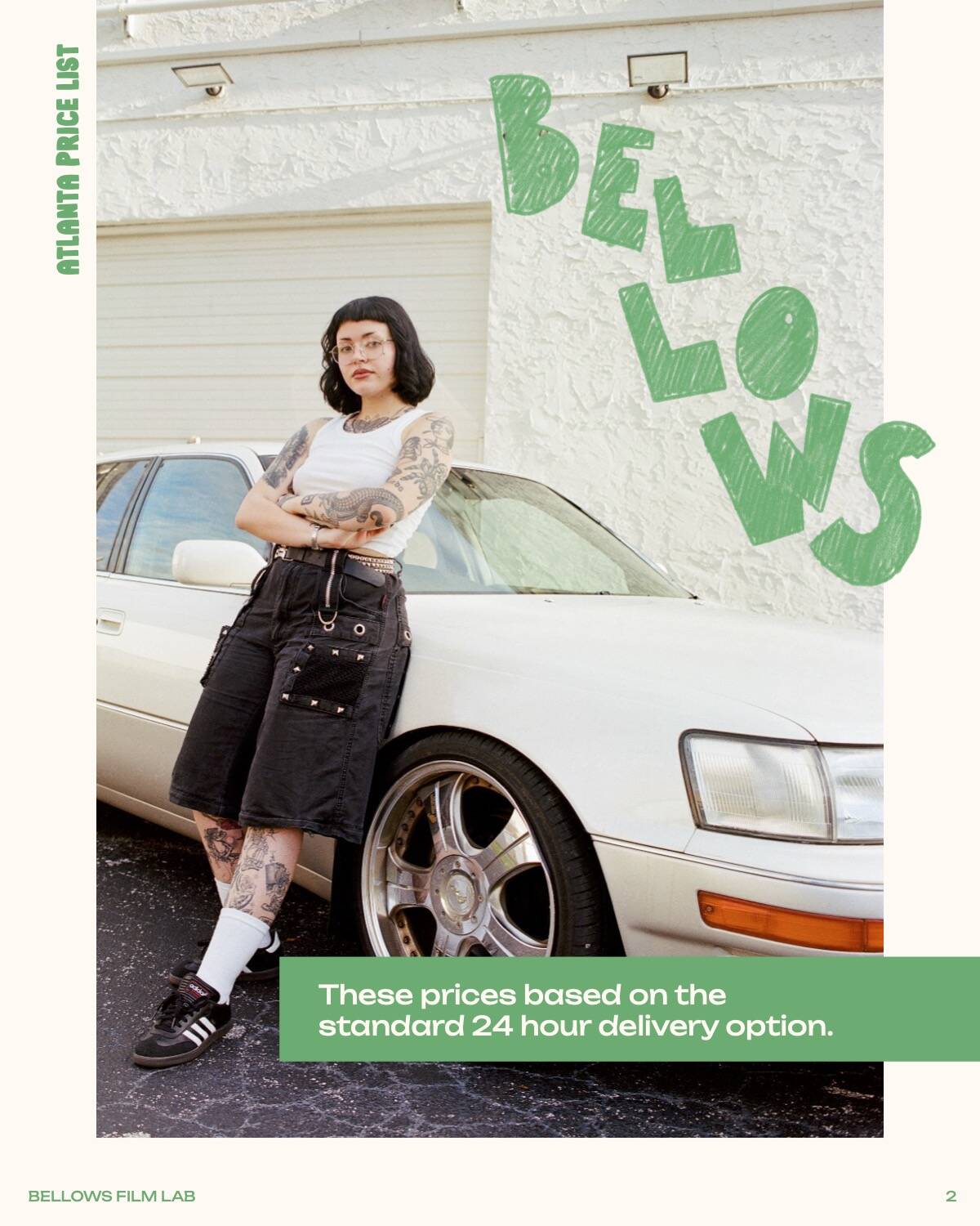 Price Sheet | Bellows Film Lab Atlanta